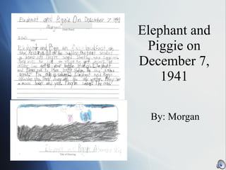 Elephant and Piggie Take Home Project | PPT