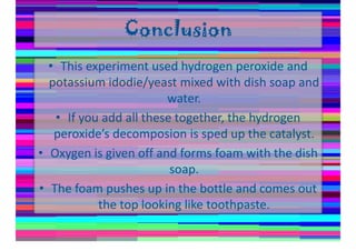 Elephant Toothpaste | PPT