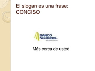 El eslogan | PPTX