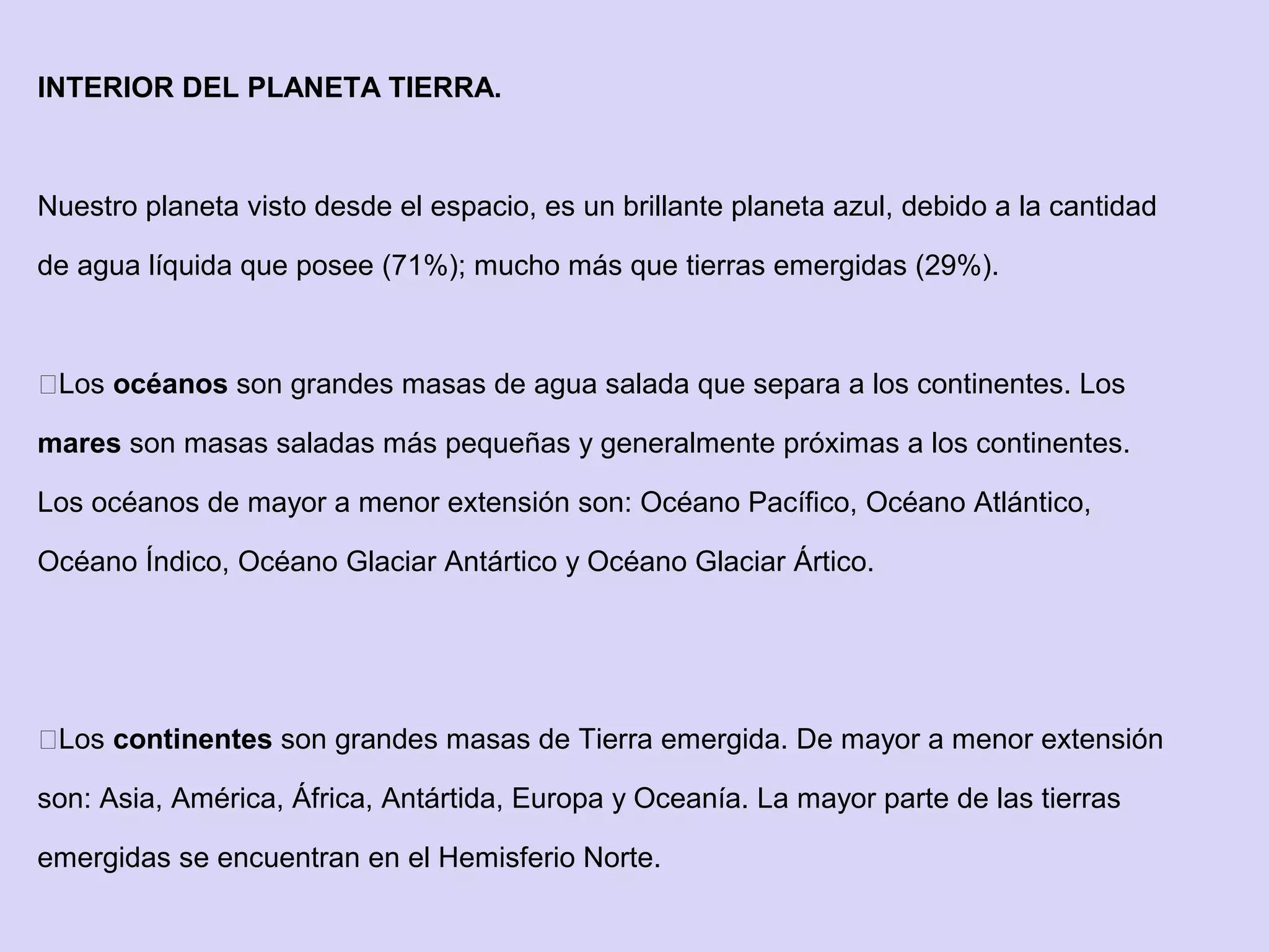 El espacio fisico en que vivimos | PPT