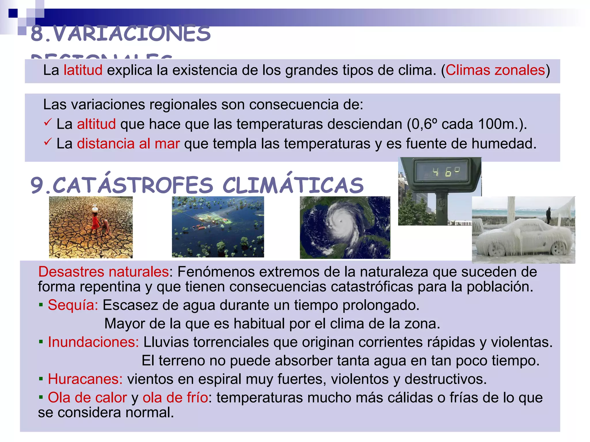 El espacio físico | PPS | Geography | Science