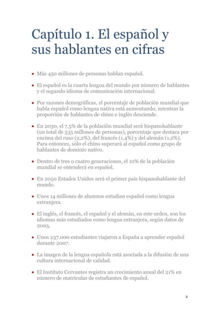 El español una lengua viva(aprendeele) | PDF