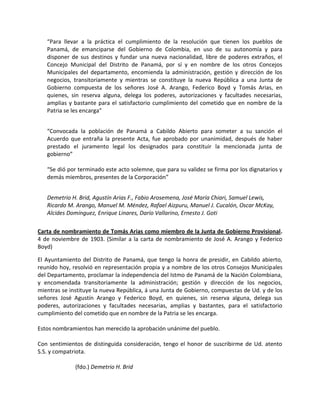 El Estado de Facto de 1903 | PDF