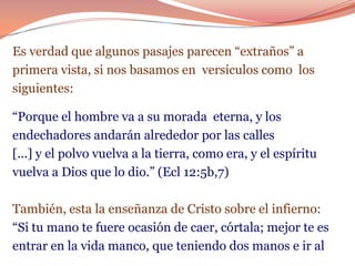 El Estado de los Muertos y el Fuego Eterno (1ra Parte) | PPTX