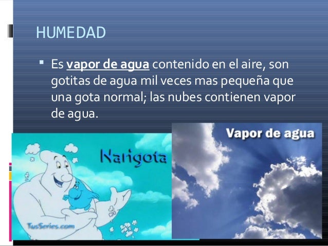 El estado del tiempo