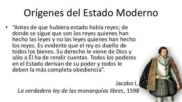 El Estado Moderno