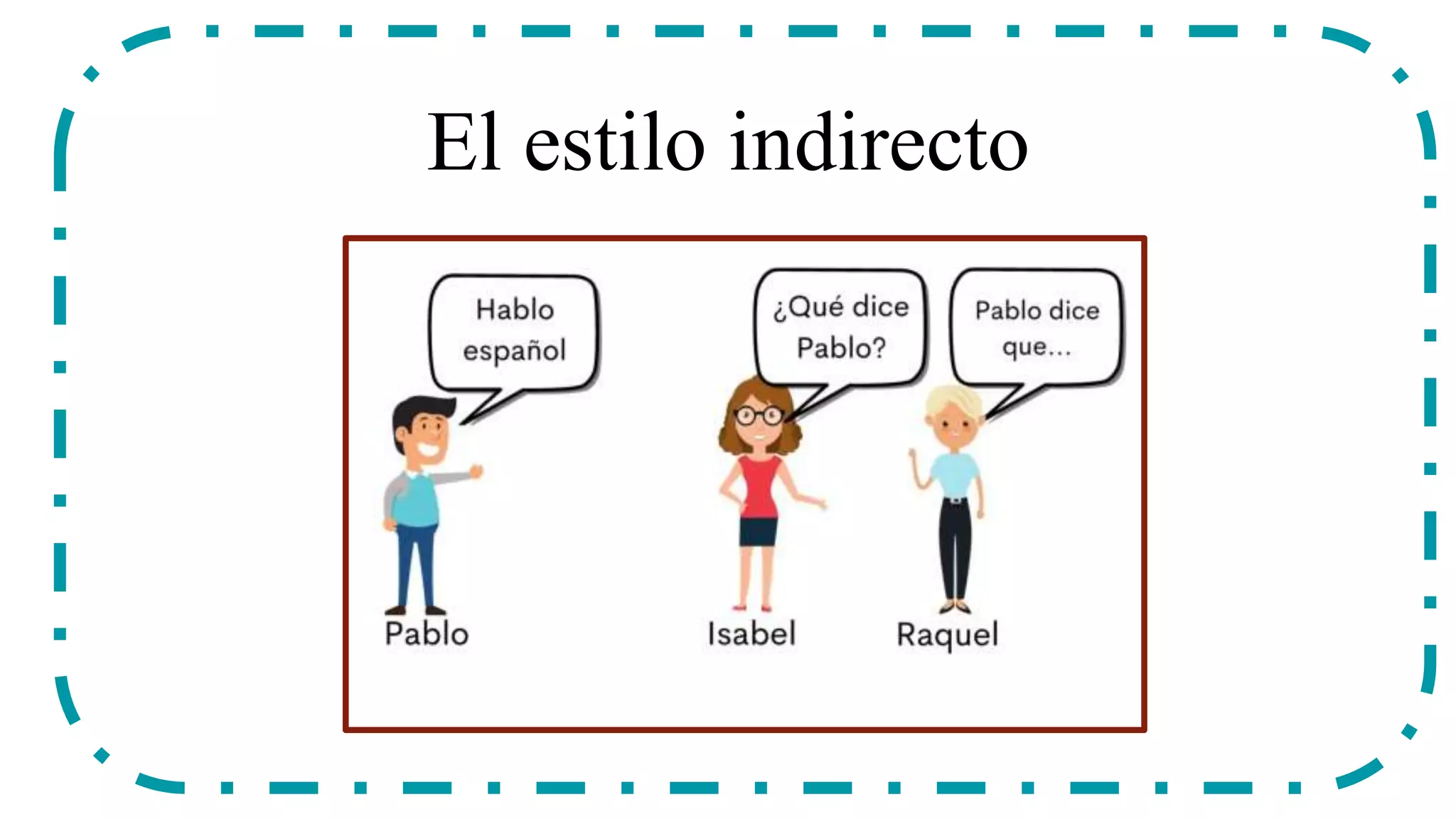 El estilo indirecto -C1-Segunda semana.pptx