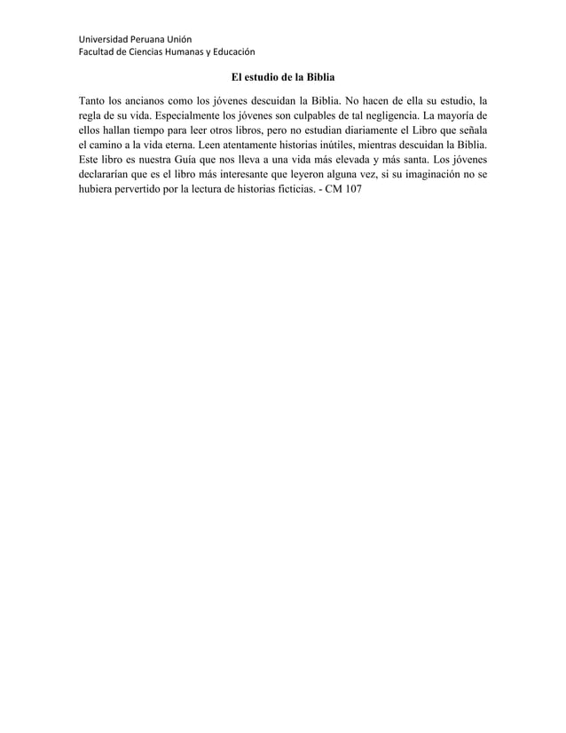 El estudio de la biblia | DOCX | Christianity | Religion & Spirituality