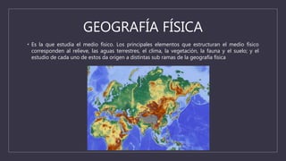 El estudio de la geografia | PPTX
