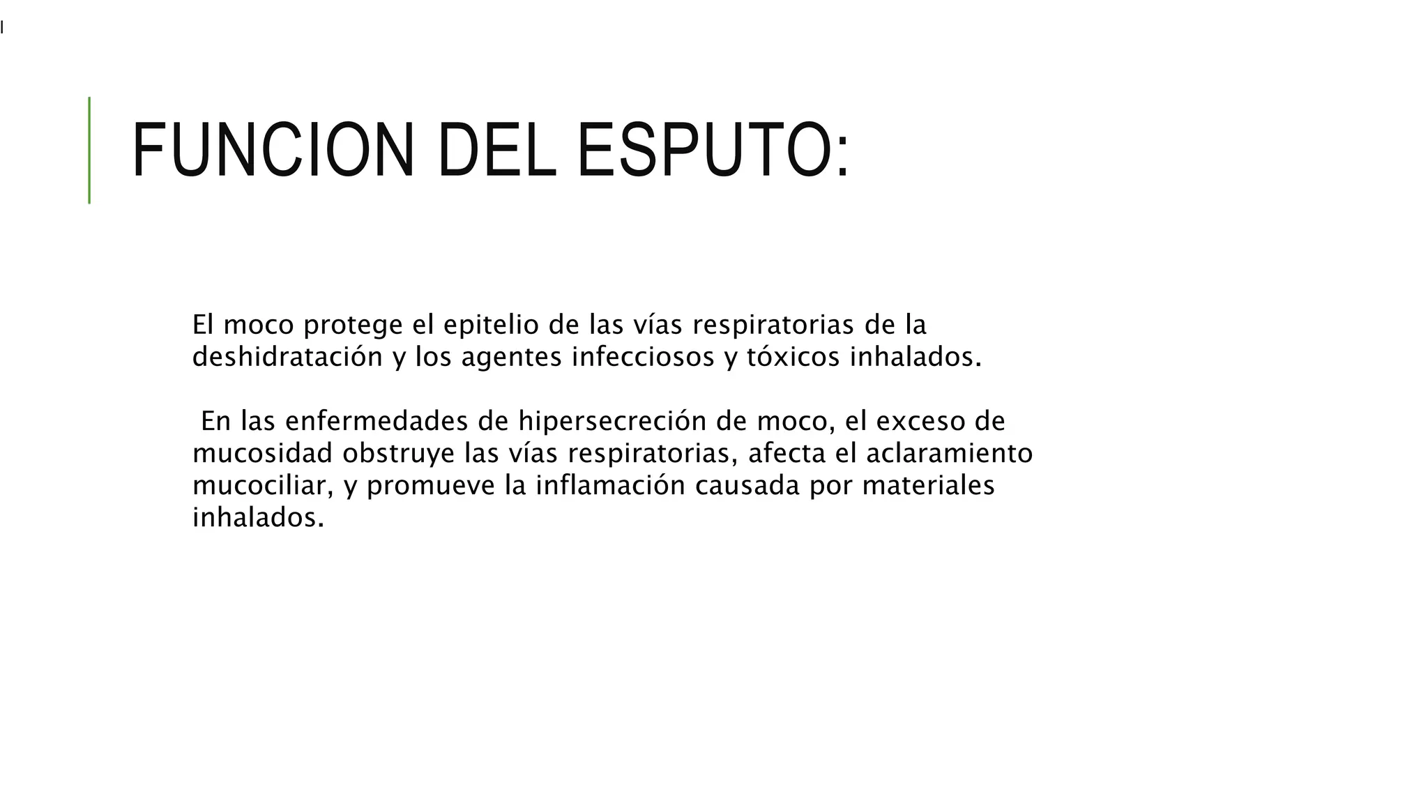 El estudio del esputo | PPTX