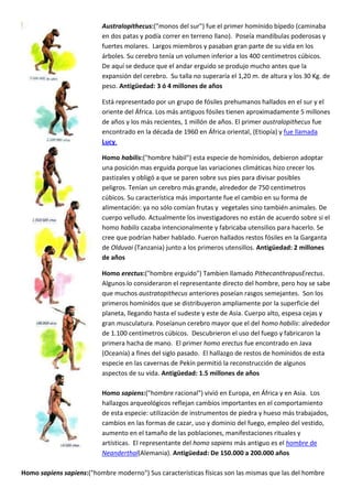 El estudio del origen del hombre | DOCX