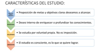 El estudio y sus fases | PPTX