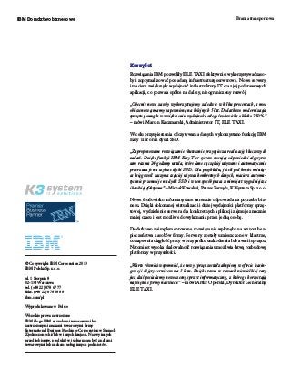 Case study ELE TAXI - K3 System