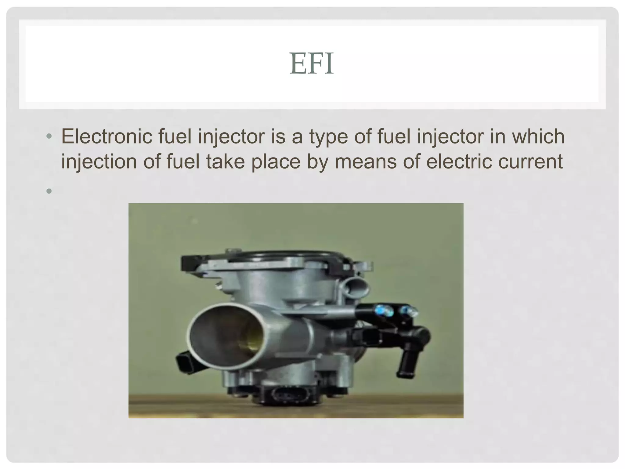 Electrical fuel injector | PPT