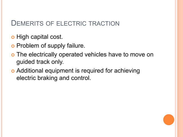 Eletric traction | PPT
