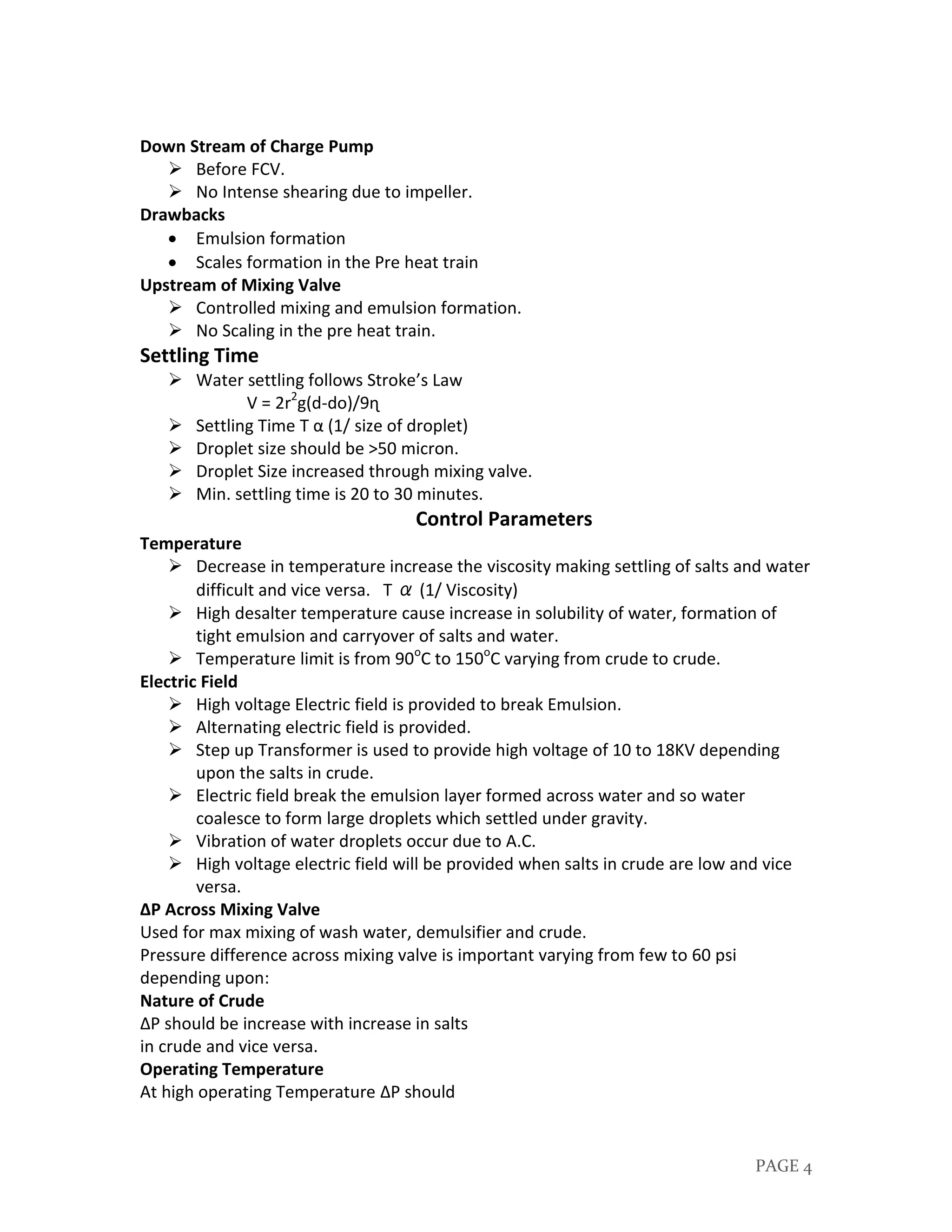 Eletrochemical desalter | PDF