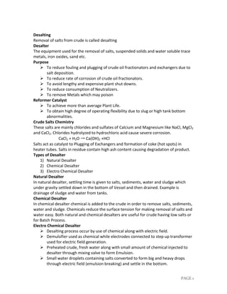 Eletrochemical desalter | PDF