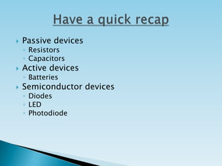 basic electronics components | PDF