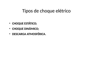 Eletroplessão, choque elétrico e os efeitos da corrente elétrica no ...