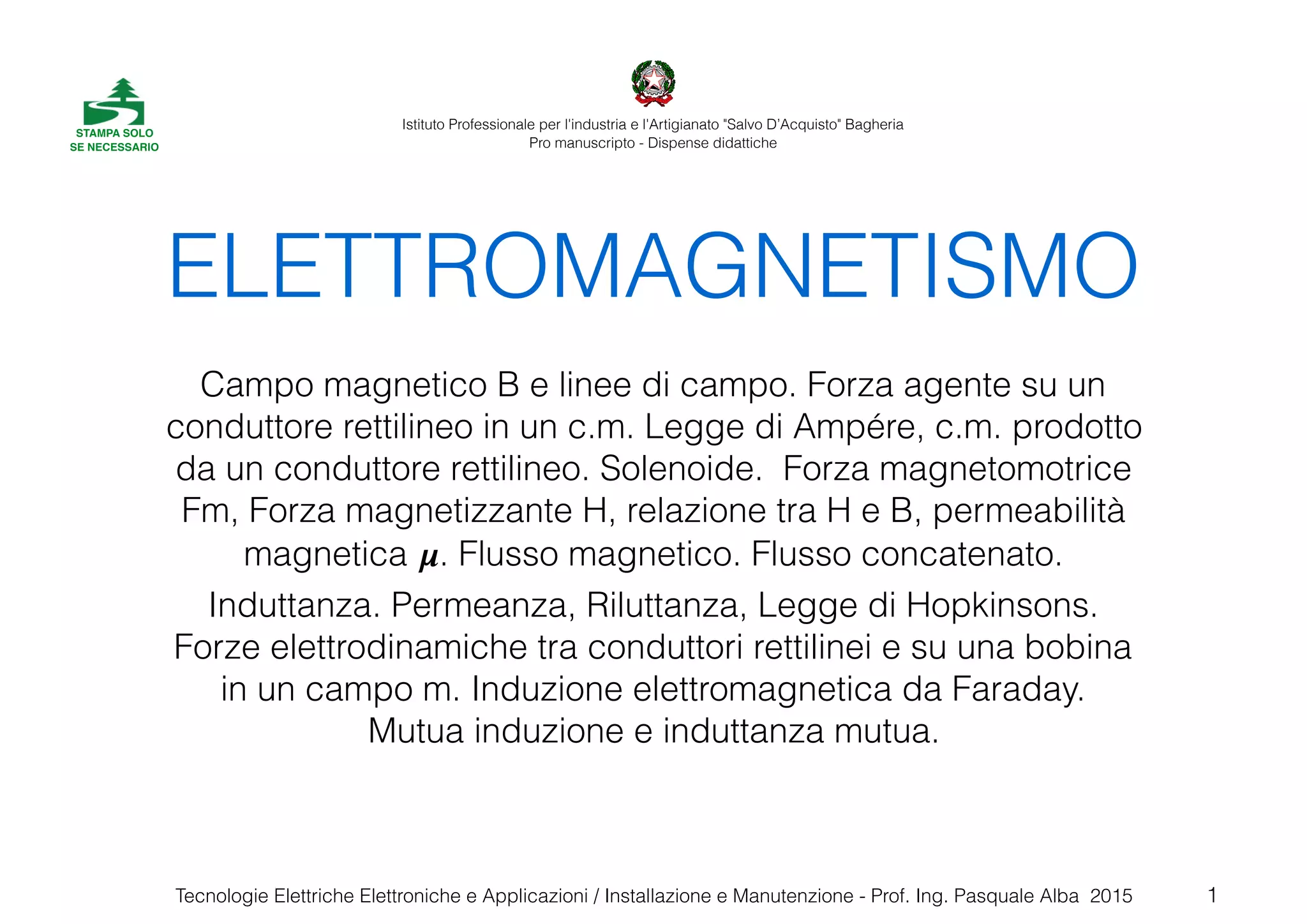 Elettromagnetismo | PDF