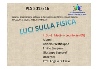 Elettromagnetismo e ottica luci sulla fisica medi leonforte | PPT