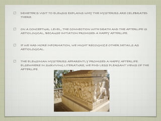 Eleusinian mysteries | PPT