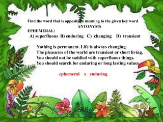 Elevate ANTONYMS | PPT