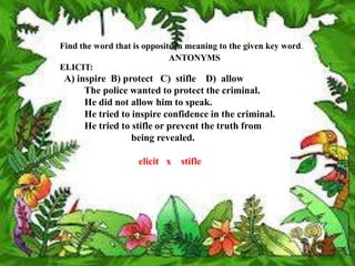 Elevate ANTONYMS | PPT