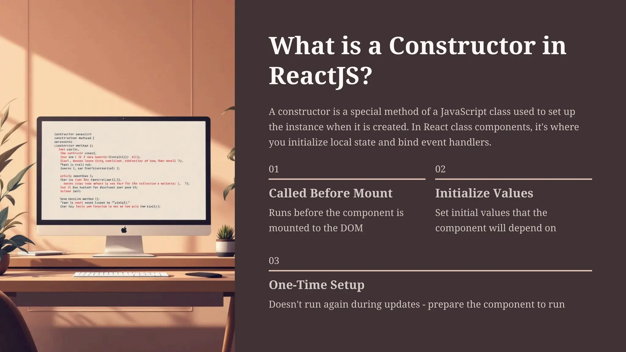 Elevate Your ReactJS Skills: The Essential Role of Constructors in Component Architecture | PDF