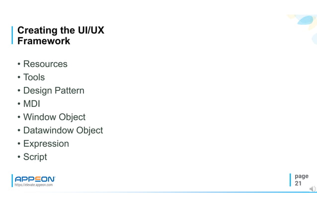 Creating Modern UI PowerBuilder Framework using native objects