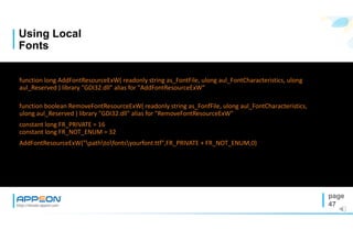 Creating Modern UI PowerBuilder Framework using native objects | PPT