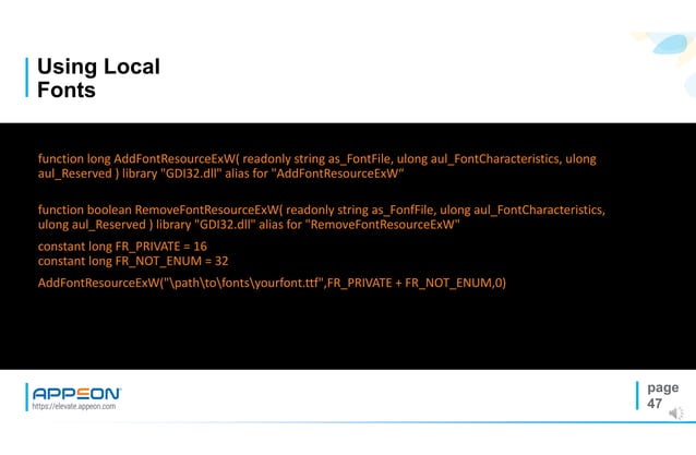 Creating Modern UI PowerBuilder Framework using native objects