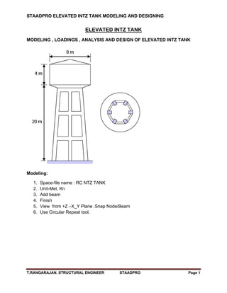 water tank analysis | PDF