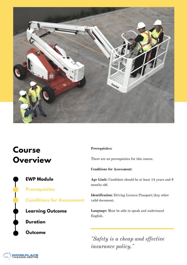 Elevated work platform | PDF | Vocational Training | Careers