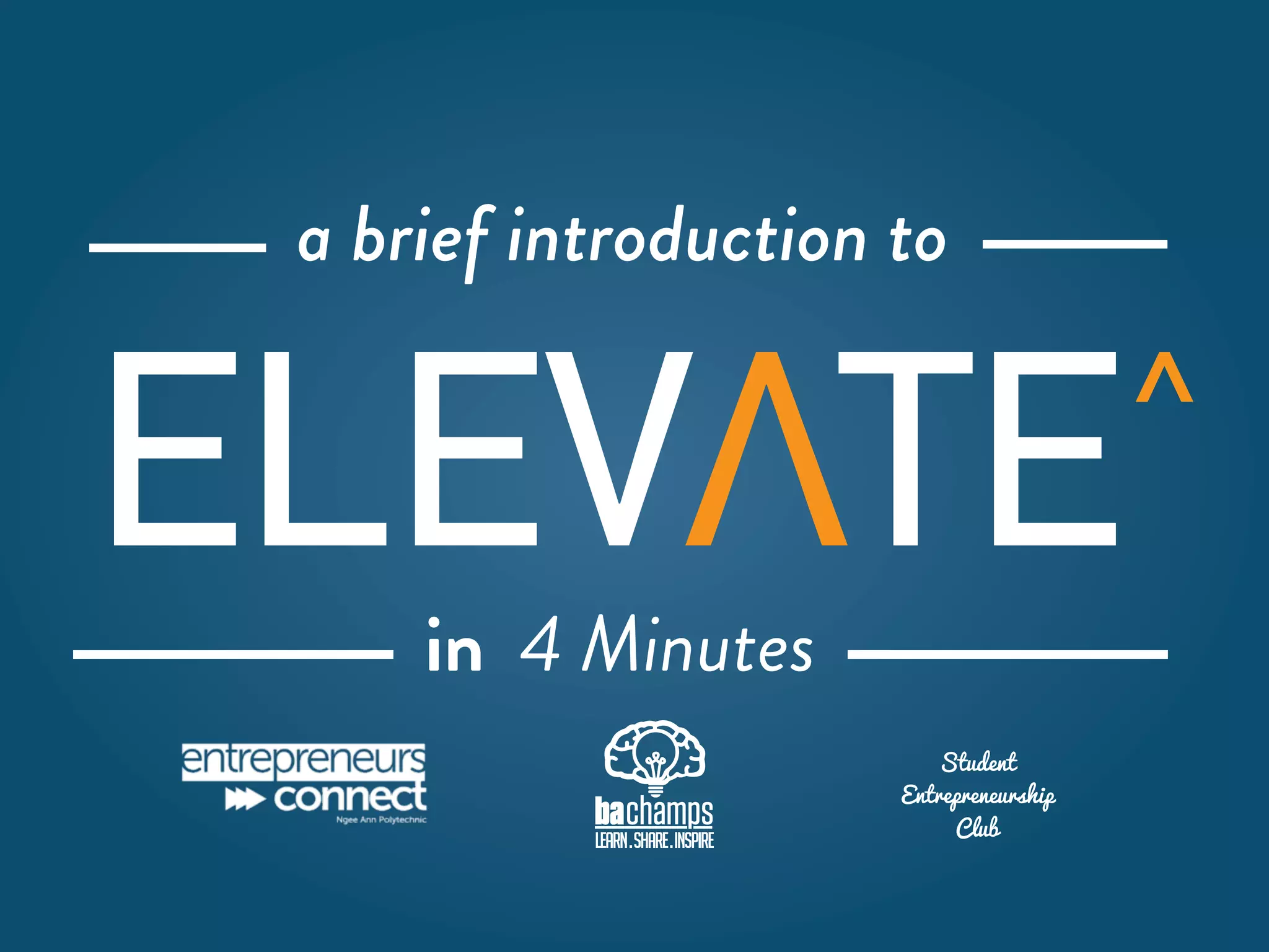 Elevate PowerPoint Deck Introduction - by @itseugenec | PDF