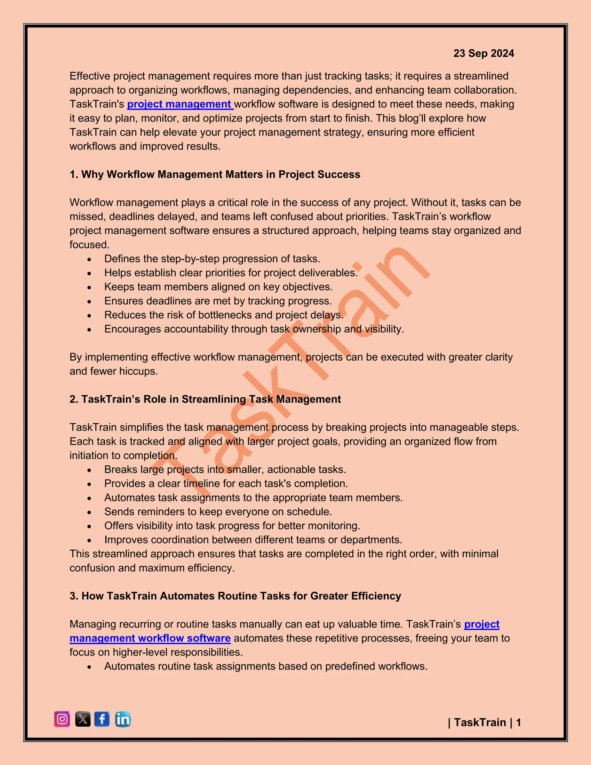 Elevate Project Management with TaskTrain’s Workflow Software.pdf