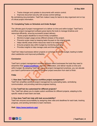 Elevate Project Management with TaskTrain’s Workflow Software.pdf