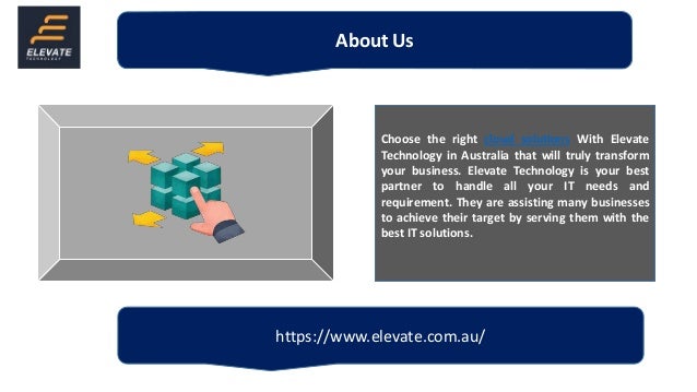 Elevate technology | Features of Cloud Solutions | PPTX