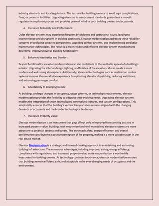 Elevate Your Building 7 Incredible Advantages of Elevator Modernization.pdf