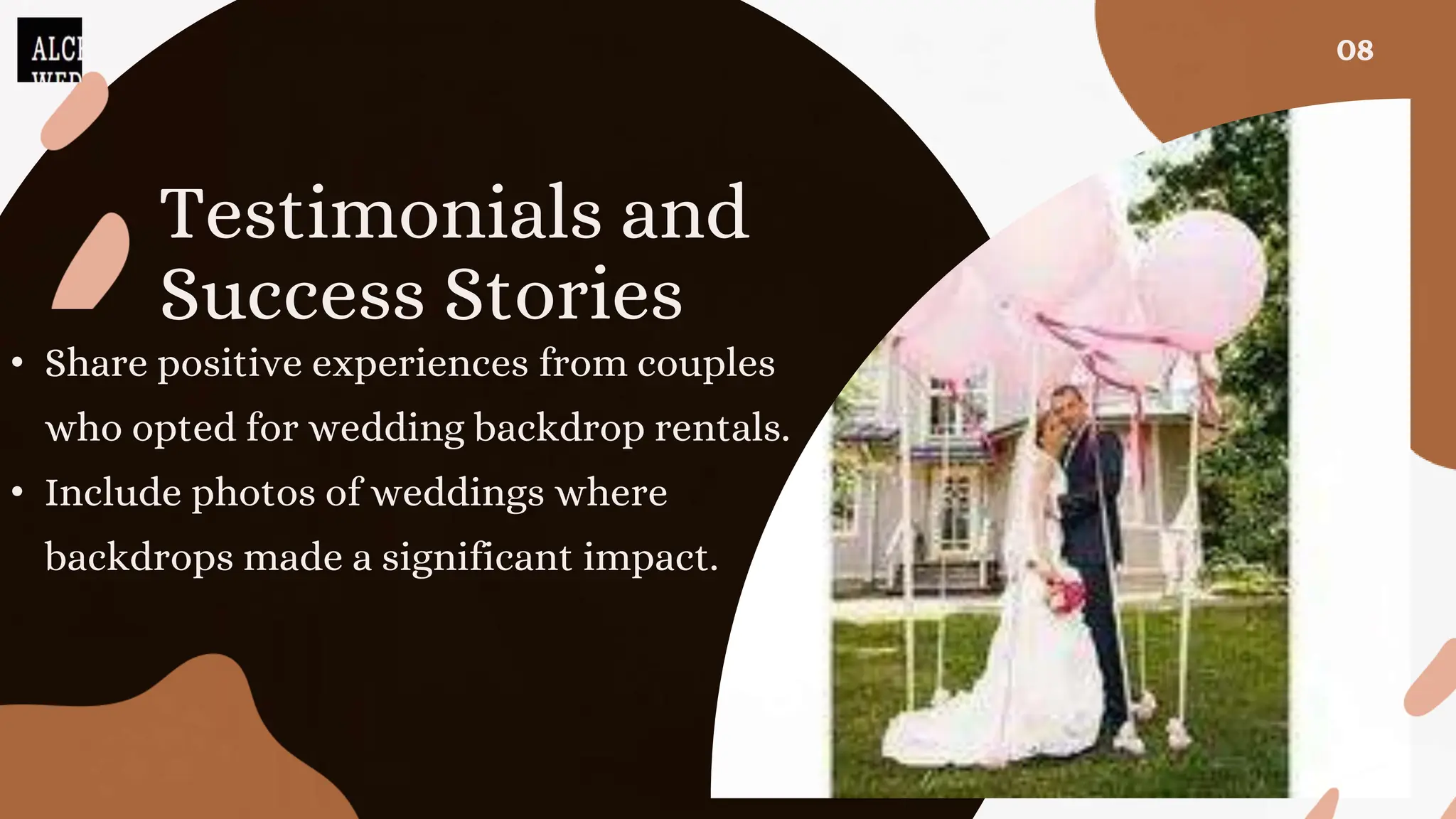 Elegant Wedding Backdrop Rentals for Memorable Celebrations | PPTX