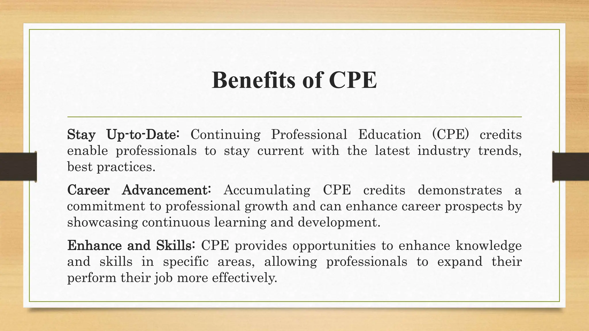 Elevate Your Engineering Career- A Guide to CPE | PPT