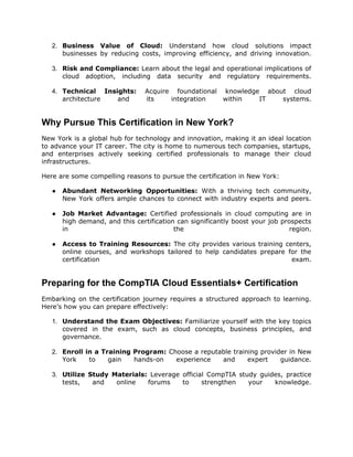 Elevate Your IT Skills with CompTIA Cloud Essentials+ Certification in ...