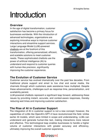 Elevating Customer Satisfaction with LLM-Powered Chatbots.pdf