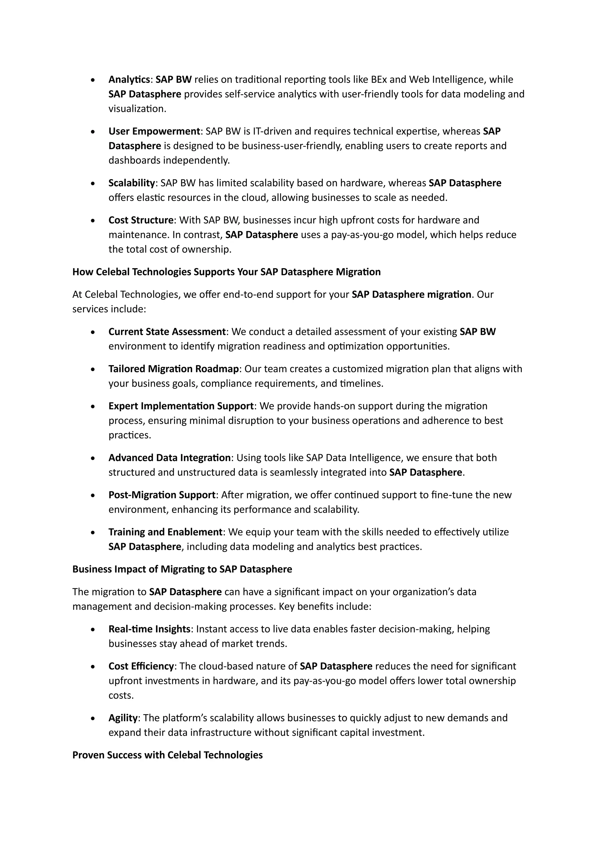 Elevating Data Management- A Smooth Transition from SAP BW to SAP ...