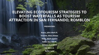 ELEVATING ECOTOURISM STRATEGIES TO BOOST WATERFALLS AS TOURISM_021126.pptx