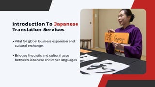Elevating Global Communication Japanese Translation Services | PDF