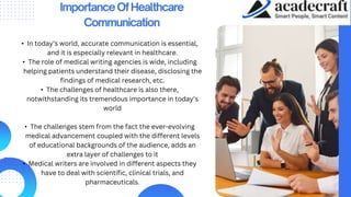 Elevating Healthcare Communication The Role Of A Medical Content ...