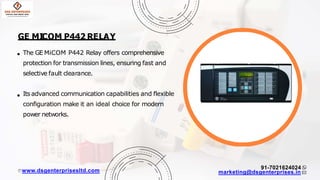 Elevating Power System Performance Alstom Distance Protection with GE MiCOM P442 Relay.pptx
