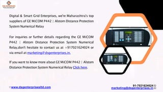 Elevating Power System Performance Alstom Distance Protection with GE ...