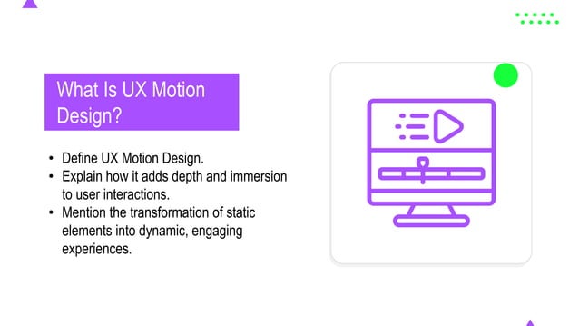 Elevating User Experience with UX Motion Design | PPT Elevating User Experience with UX Motion Design | PPT